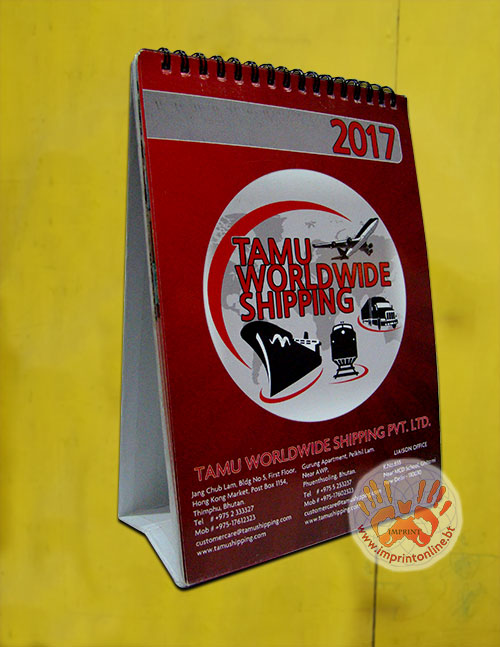 Calendars Design Printing Souvenir Gift Shop Imprint Thimphu Bhutan